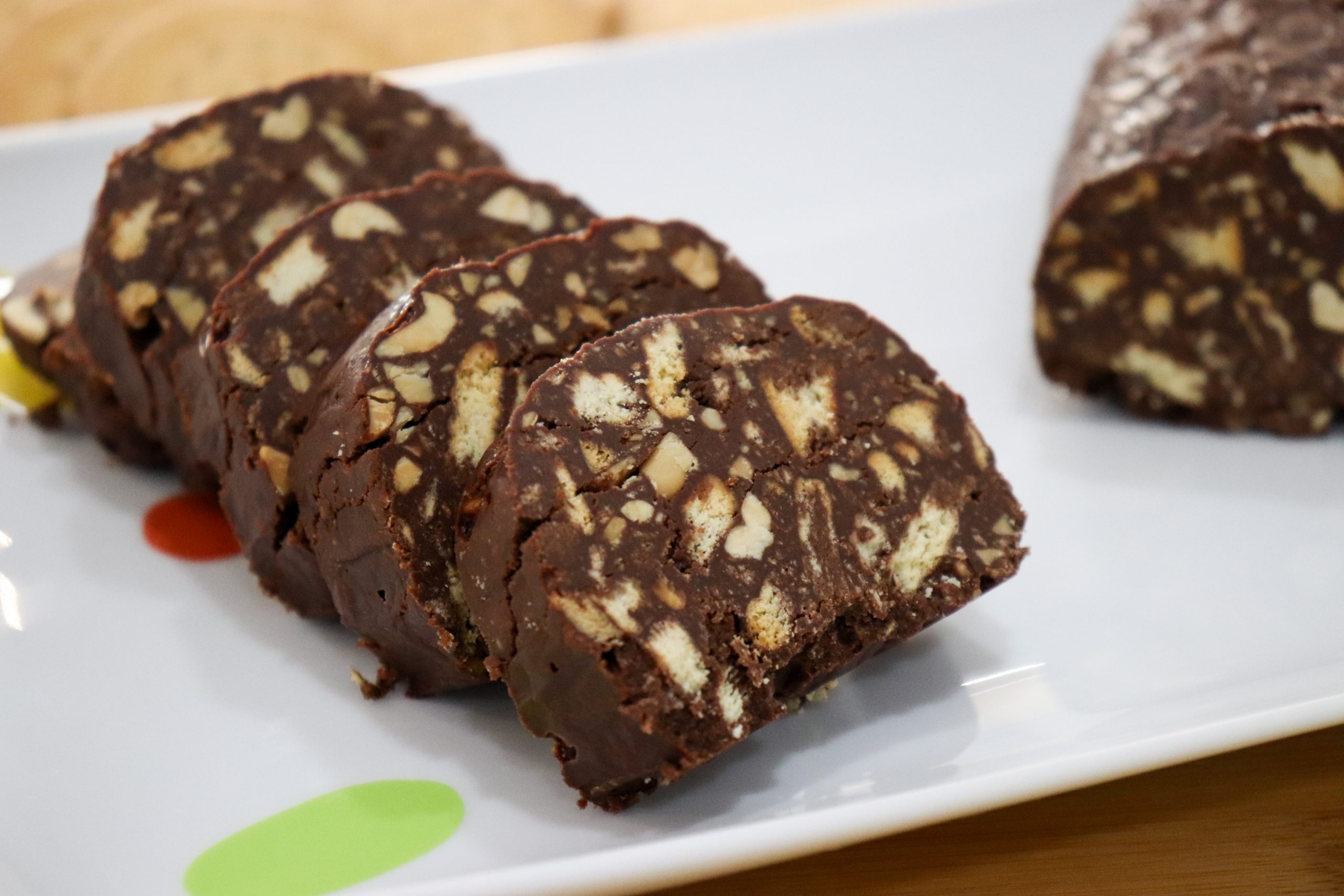 Salame de Chocolate Saudável - Momentos Doces e Salgados