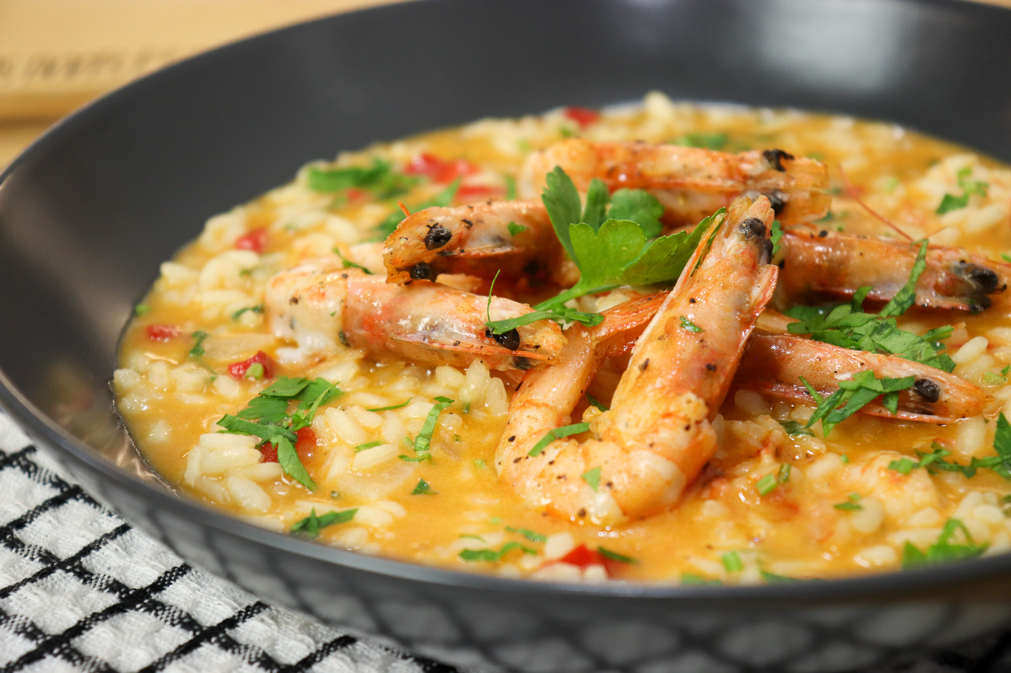 Risotto de Camarão Cremoso - Momentos Doces e Salgados